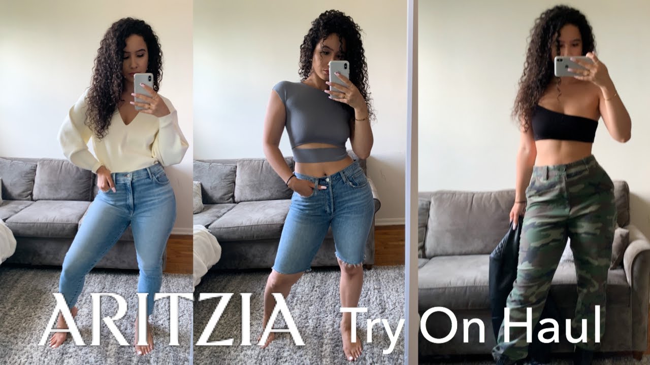 $78 CROP TOPS? WORTH IT? ARITZIA TRY ON HAUL MY FIRST IMPRESSIONS ...