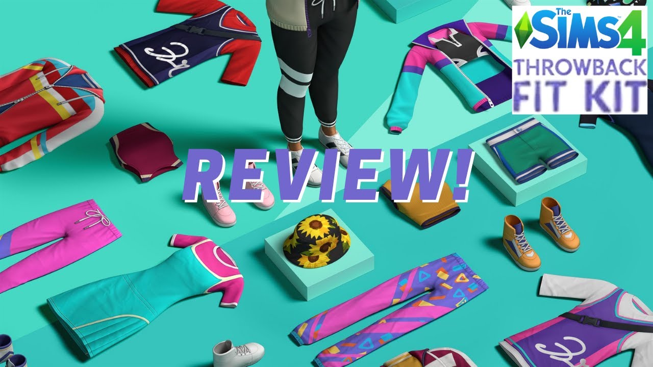 I won The Sims 4 Throwback Fit Kit so here's my review... - YouTube