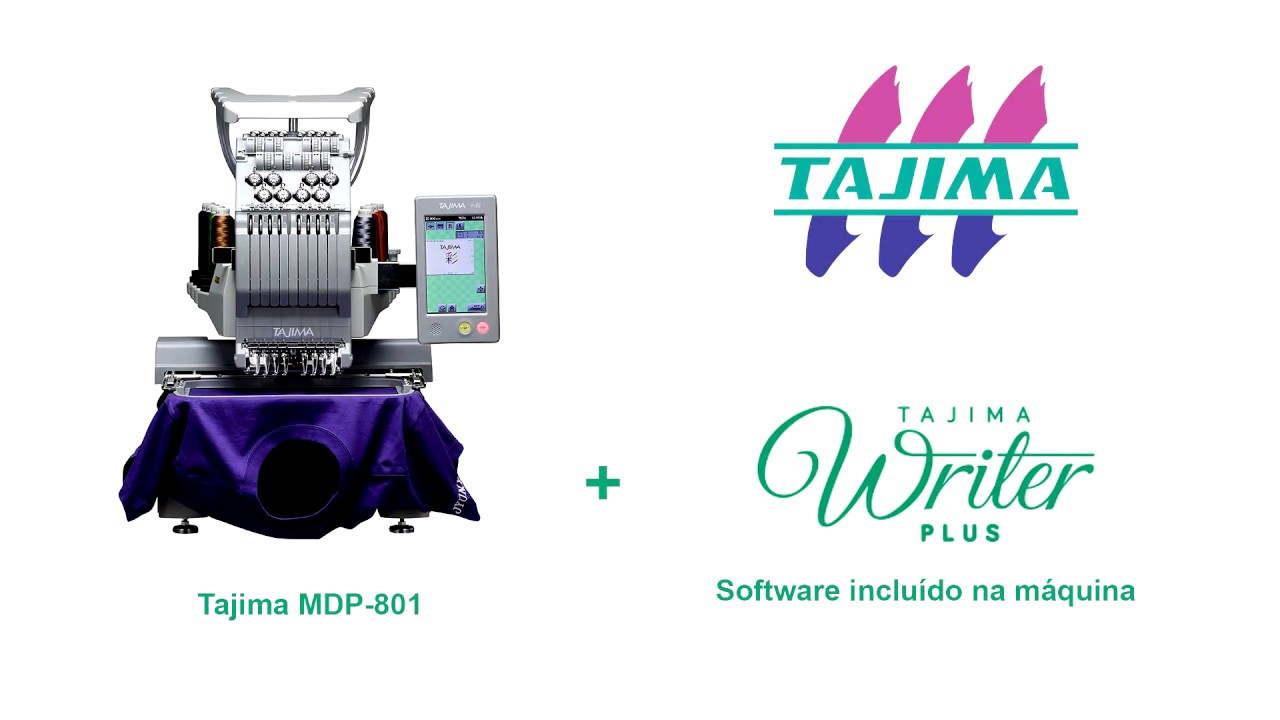 Tajima MDP + Software Writer Plus - YouTube