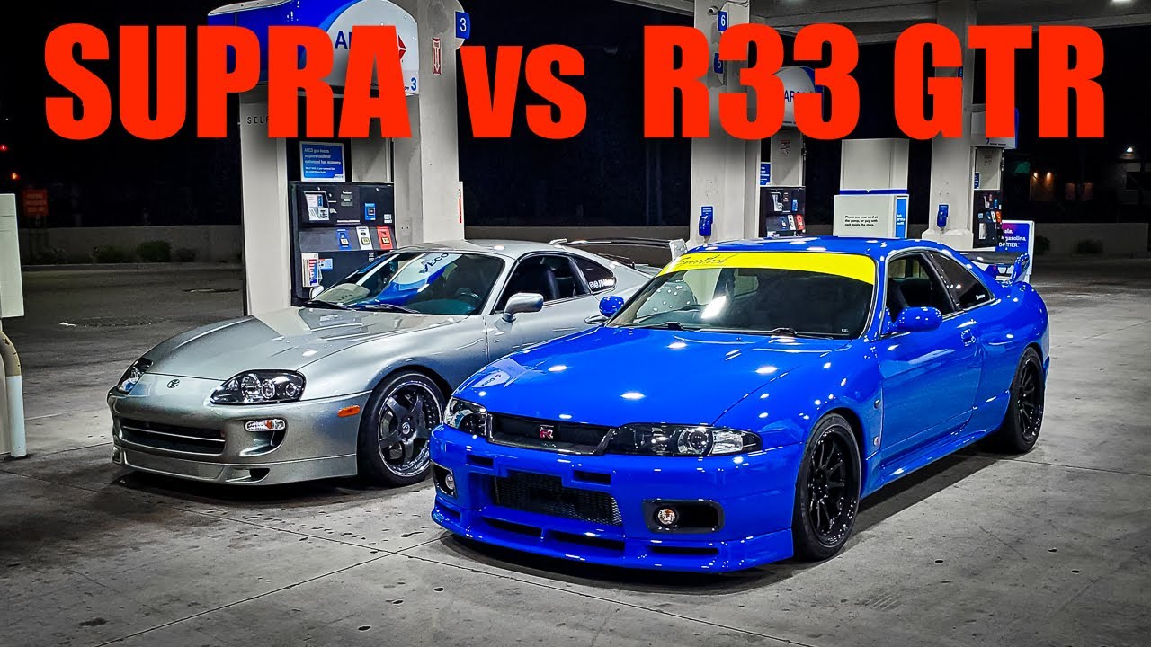 My Friend Bought a 600HP R33 GTR…Immediately Races a MK4 Supra - YouTube