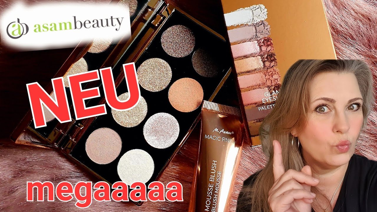 NEU Lidschatten Palette Cremeblush Asambeauty Magic Finish - YouTube