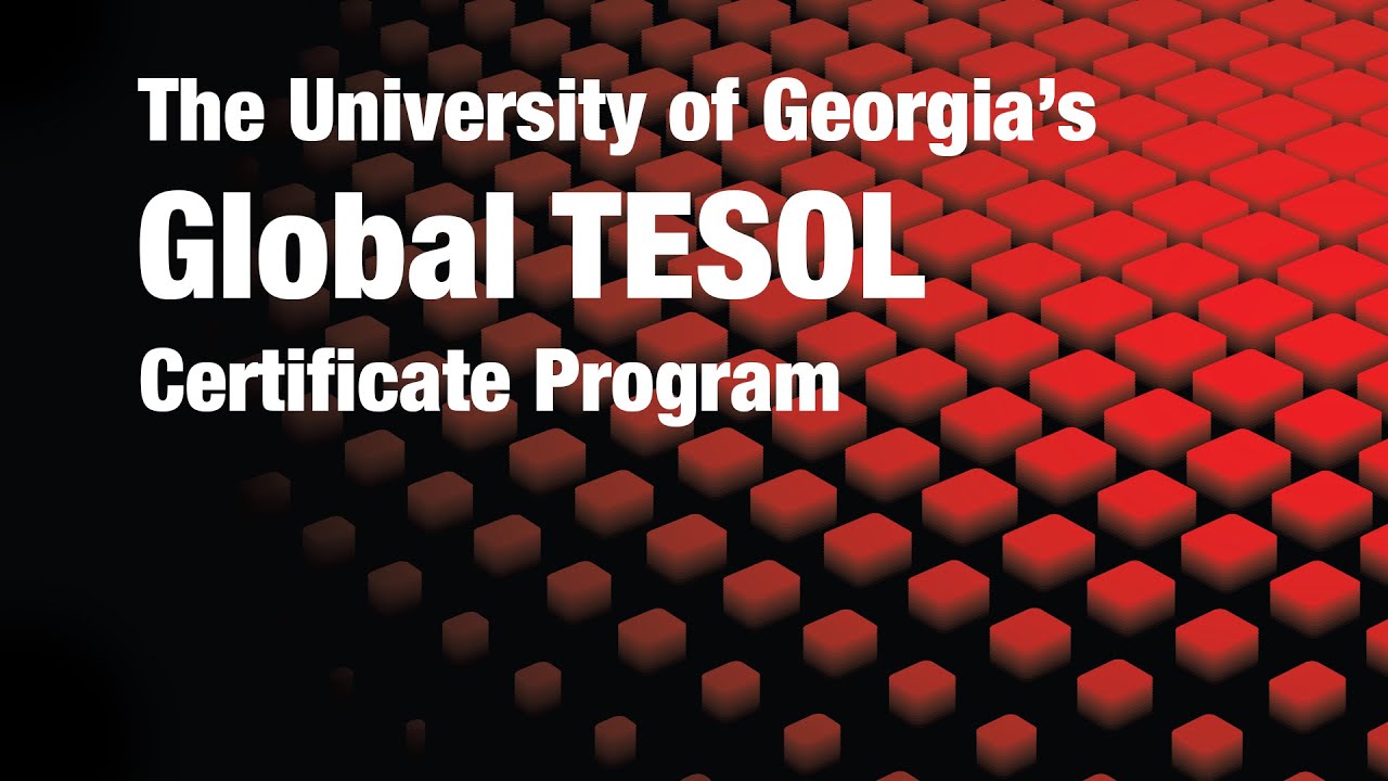 Global TESOL Certificate Program - YouTube
