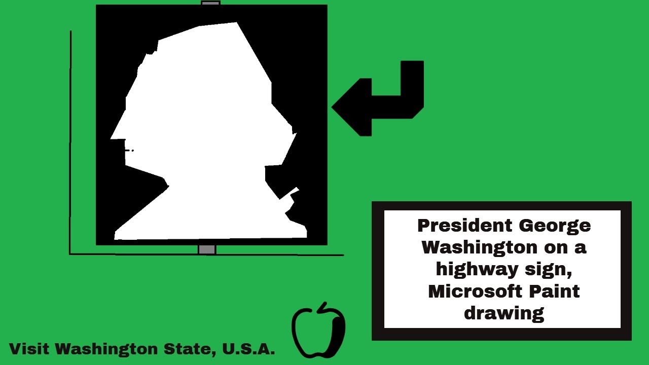 My New Microsoft Paint Drawing Of Numbered Road Signs Seen in the U.S ...