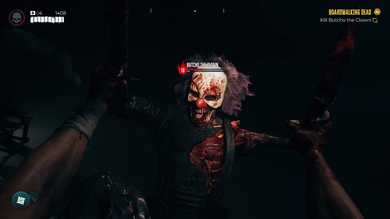 Butcho the Clown Boss Fight (Dead Island 2) - YouTube