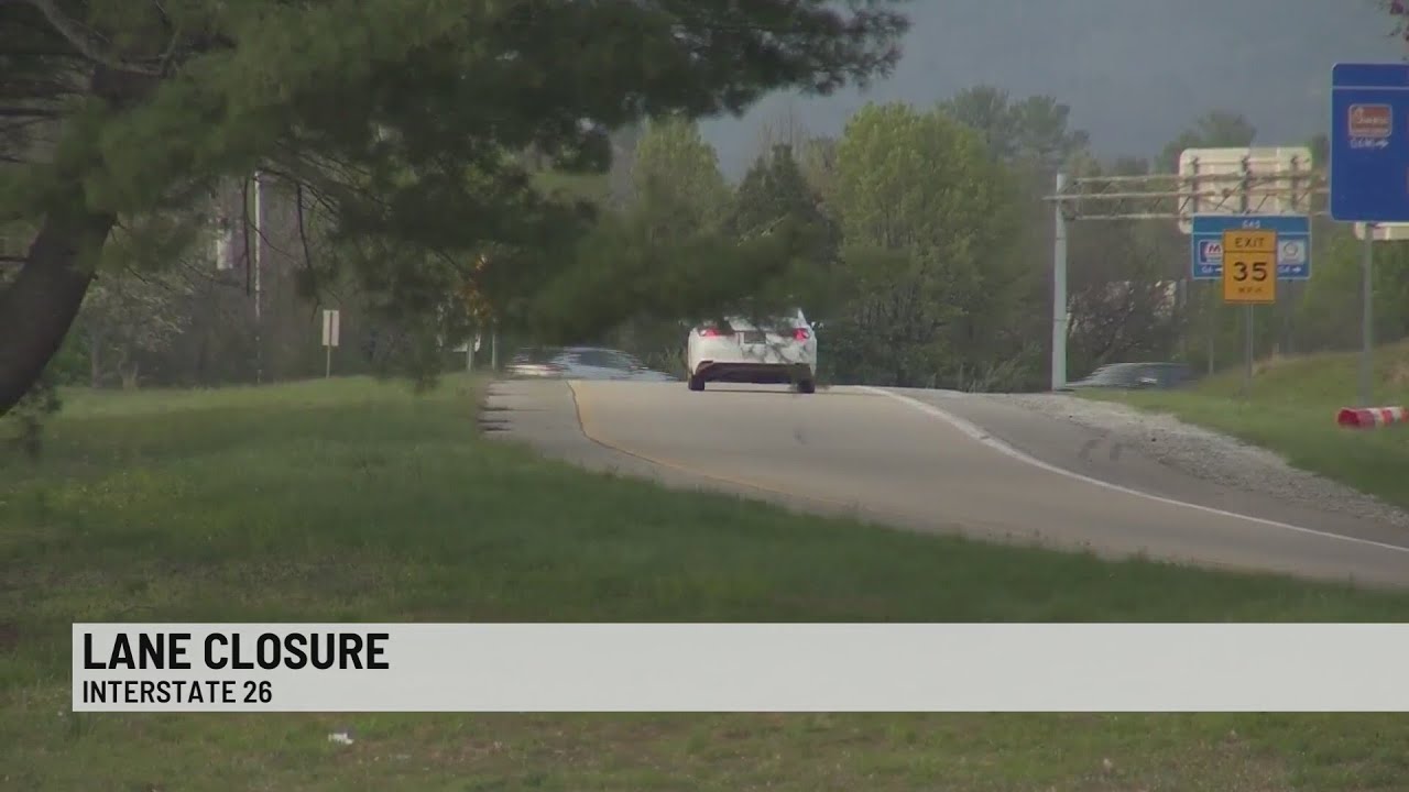 Overnight closure for section of I-26 this week in NC - YouTube