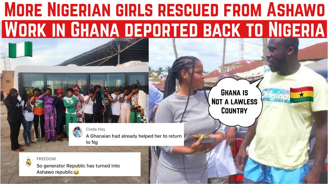 MORE NIGERIAN GIRLS DOING ASHAWO WORK IN GHANA GOT RETURNED BACK TO ...