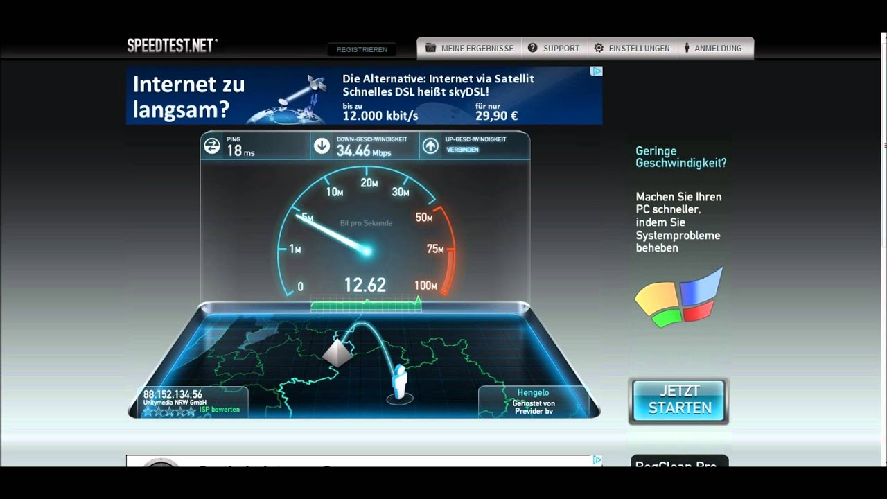 Wie messe ich meine Internetverbindung ? German Tutorial - YouTube