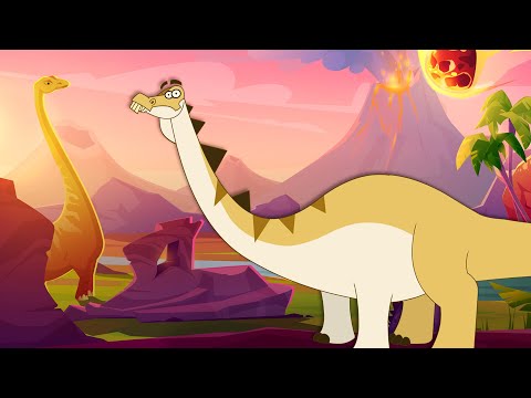 Dinosaure Diplodocus Pour Les Enfants | Je Suis Un Dinosaure | Dessins Animés Drôles