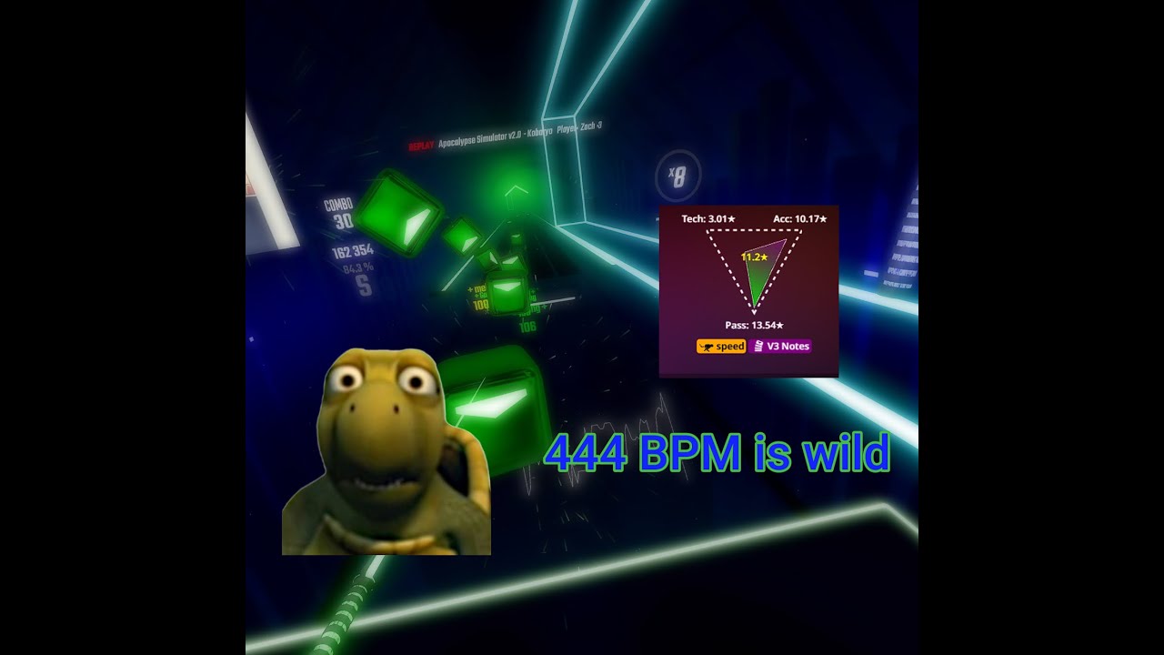 I passed a 400+ BPM map!! - YouTube
