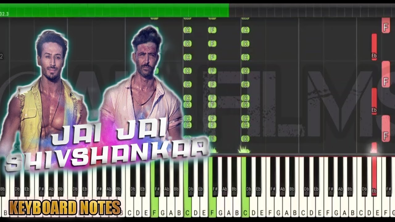 How To Play Jai Jai Shiva Shankar Keyboard Notes || Piano Cover ...