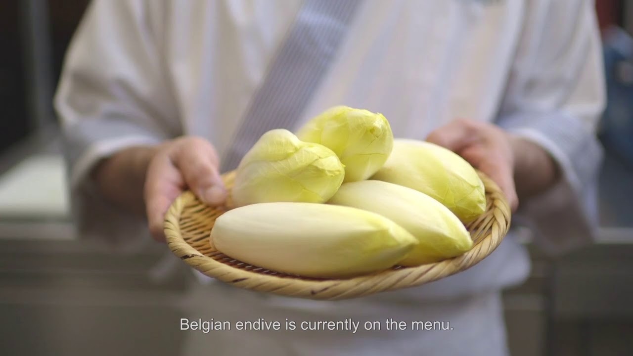 Taste of Europe Belgian endive according to Akihisa - YouTube