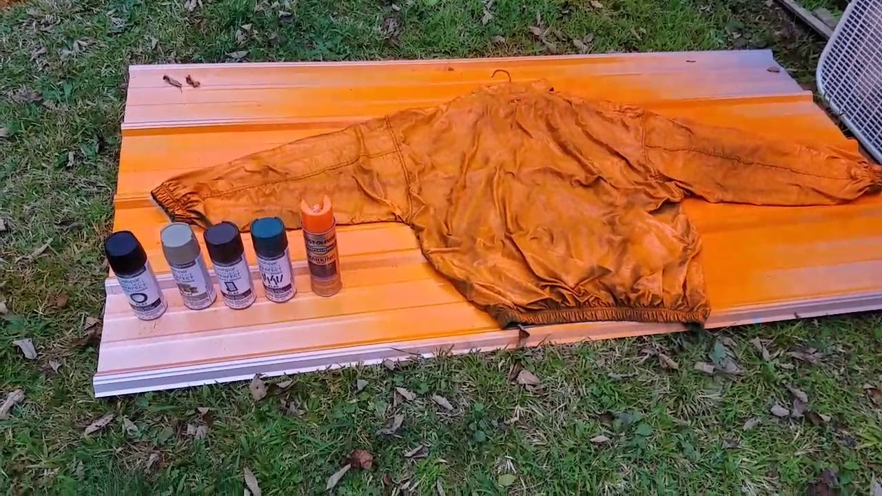 DIY Orange Camouflage 1 - YouTube