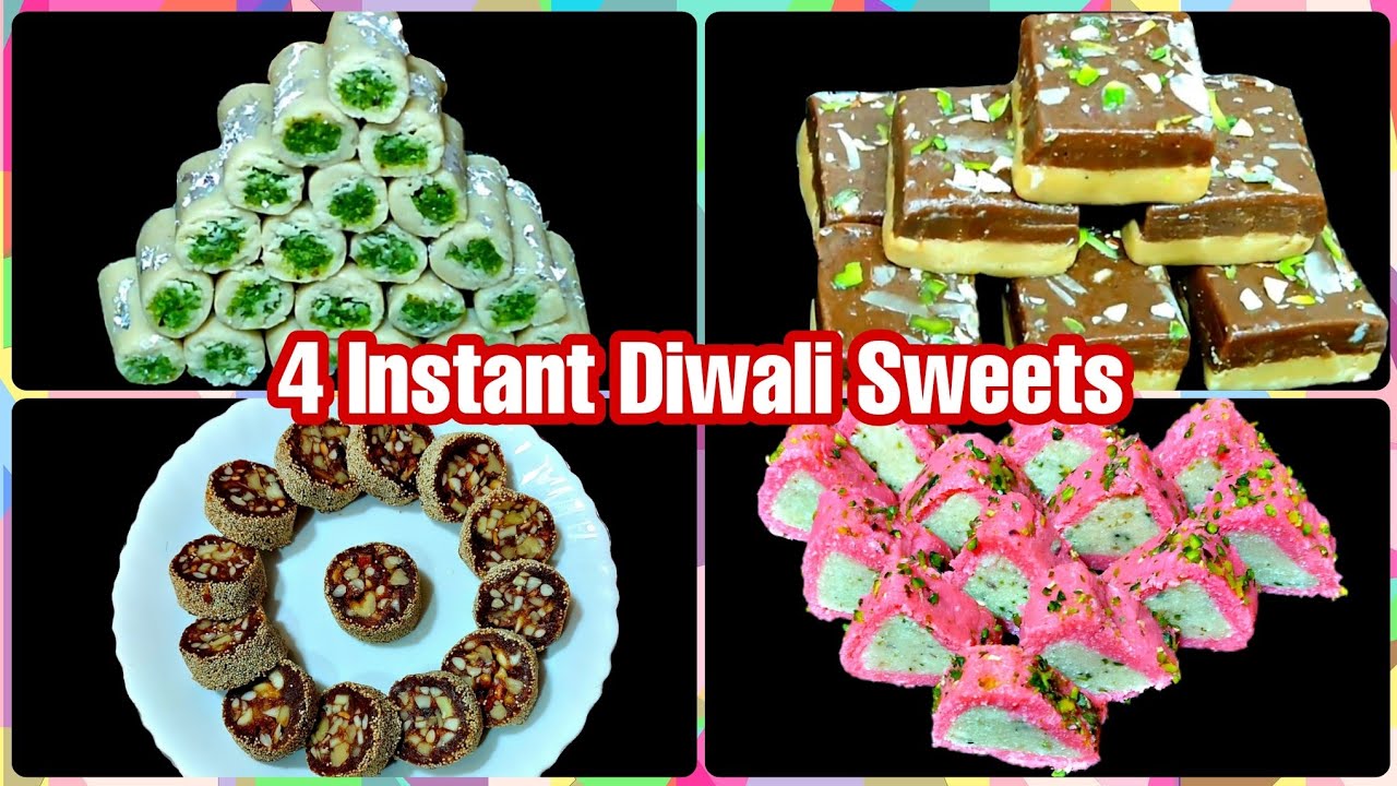 4 Quick Easy Diwali Sweets Recipes 30 Mins Diwali Sweets Recipes 4-quick-easy-diwali-sweets-recipes-30-mins-diwali-sweets-recipes