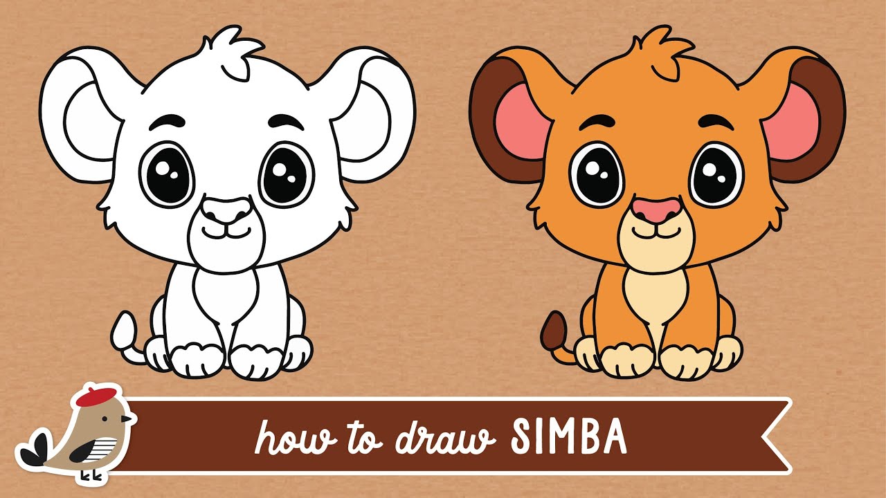 How To Draw Chibi Simba Simba Step By Step Chibis Draw How To Draw