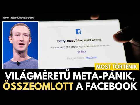 Összeomlott a Meta! 🚨 Világszerte kidobta a felhasználókat a Facebook