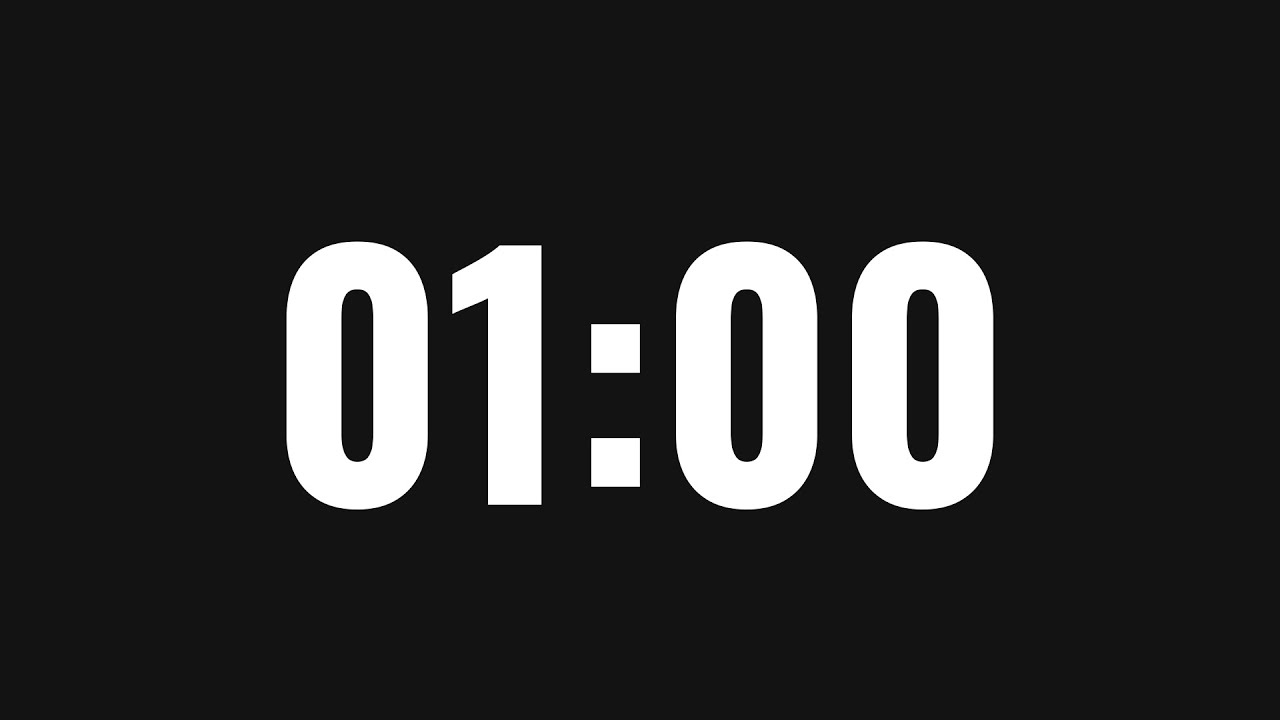 1 Minute Timer YouTube