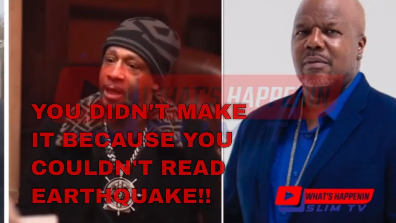 D.C. born comedian @Earthquake can't read. Voice double on set ...