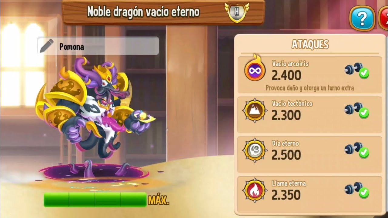 Dragón City: Guía del Noble Dragón Vacio Eterno 🤔 - Puntuación 10/10 ...