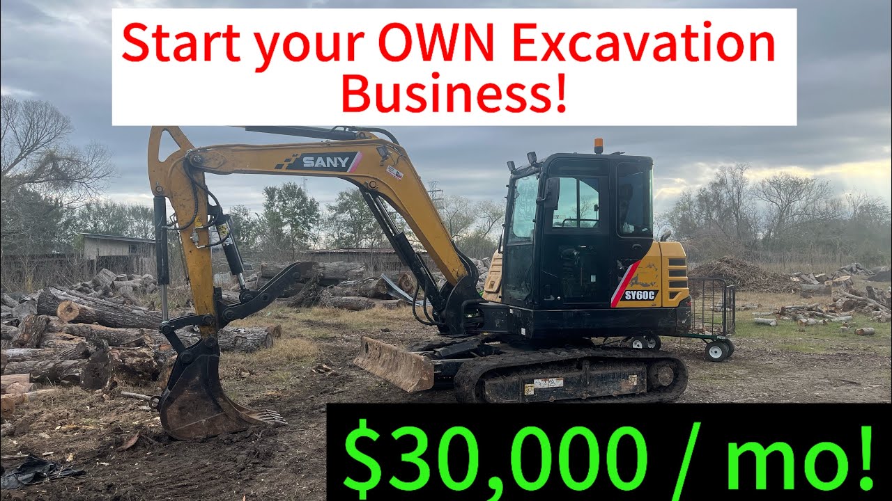 How to start your own Excavation business in 2026 - YouTube