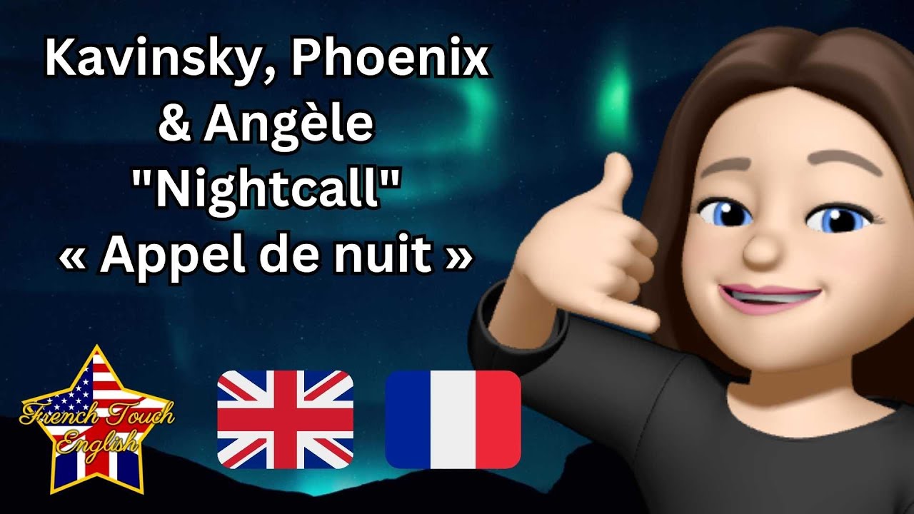 🎵⚡ KAVINSKY, ANGÈLE & PHOENIX - NIGHTCALL 🇱🇷 🇬🇧 Paroles anglais ...