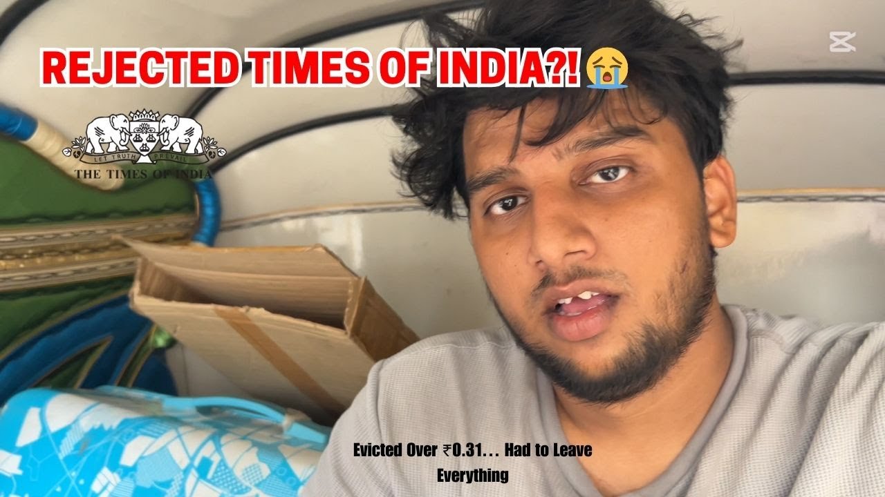 Left My Flat, Lost My Dream Internship at TIMES OF INDIA 💔 | New PG ...