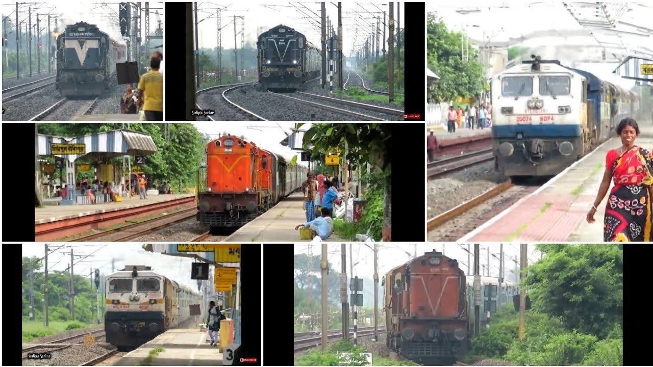 10 in 1 High speed Diesel Trains with LHB + ICF coaches | ALCO + EMD ...