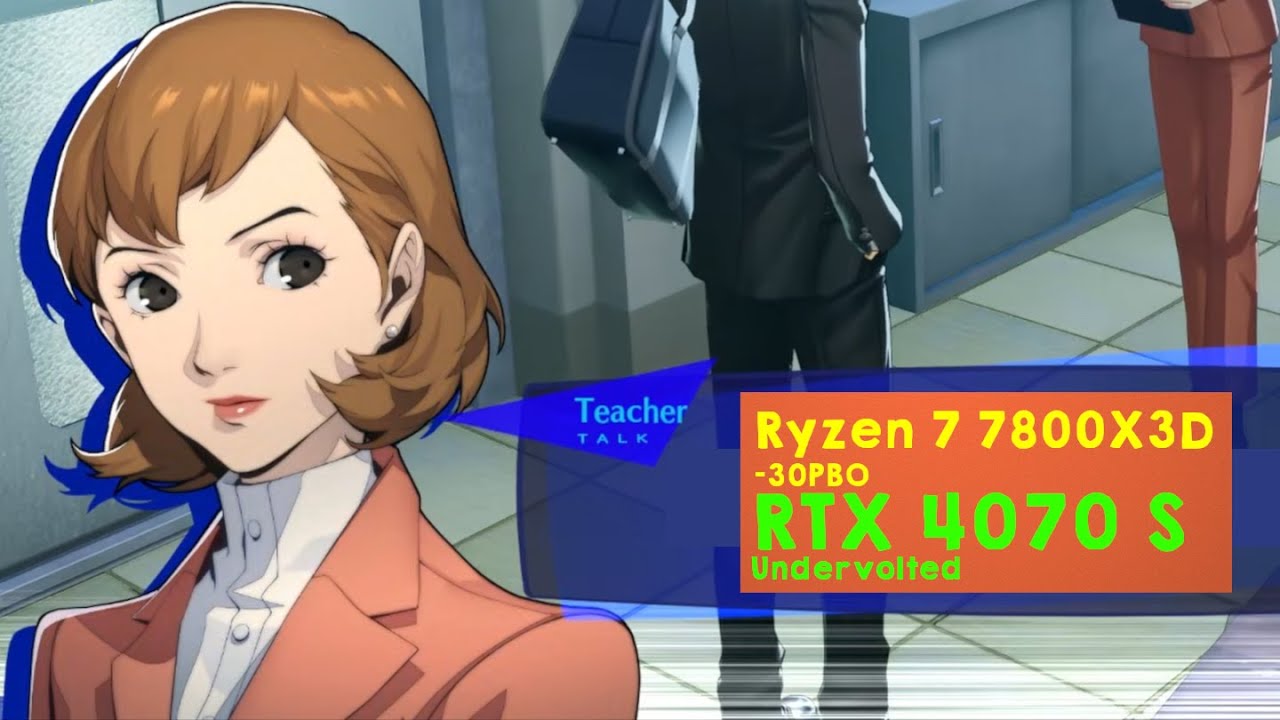 7800X3D + 4070 Super - Persona 3 Reload 1440p High - 150% Rendering ...