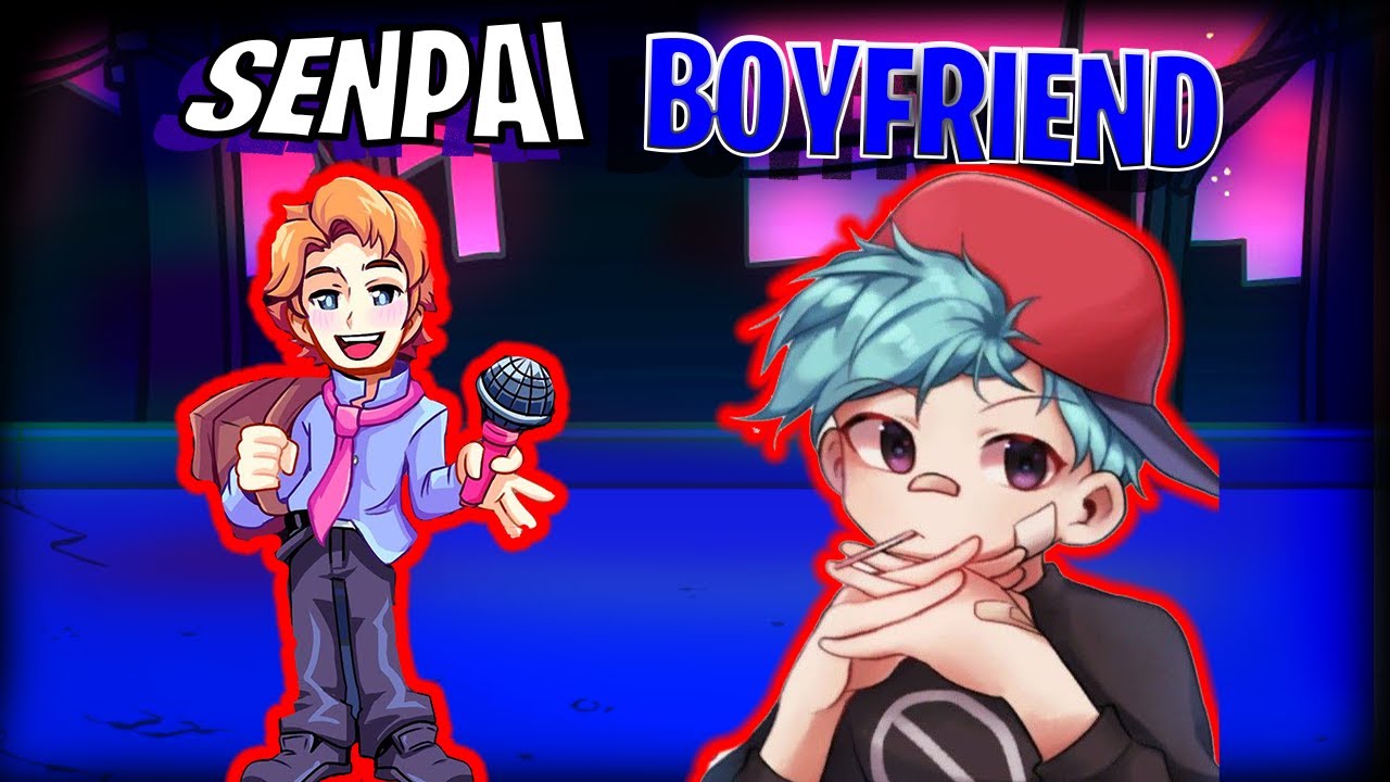 Confronting Yourself : SENPAI VS BOYFRIEND | FNF Mods - YouTube