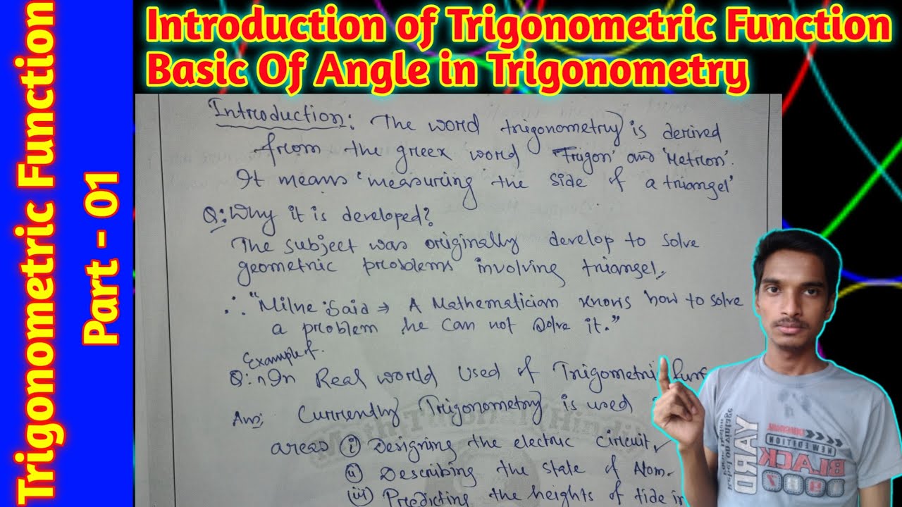 Trigonometric functions introduction class 11|Introduction |Basics of Angle and Trigonometry|IIT ...