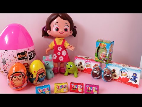 Niloya Sürpriz Yumurta açma Kinderjoy sürpriz, Dev sürpriz yumurta,Ozmo,toybox,çoçuk çizgi filmleri