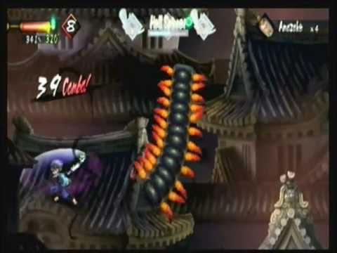 Muramasa the Demon Blade - Boss: Giant centipede - YouTube