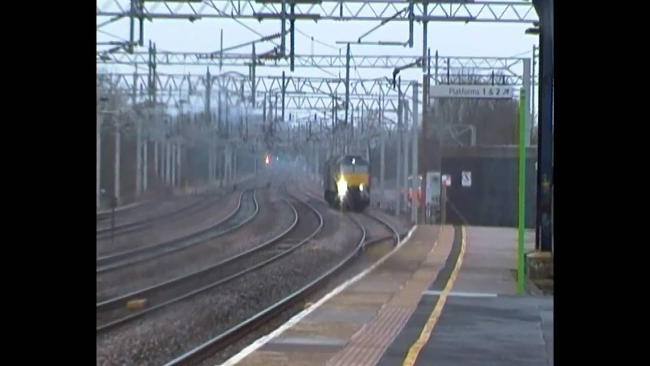 WCRC Class 57, 57601 & Class 47, 47826, 0Z47 Passing Rugeley Trent ...