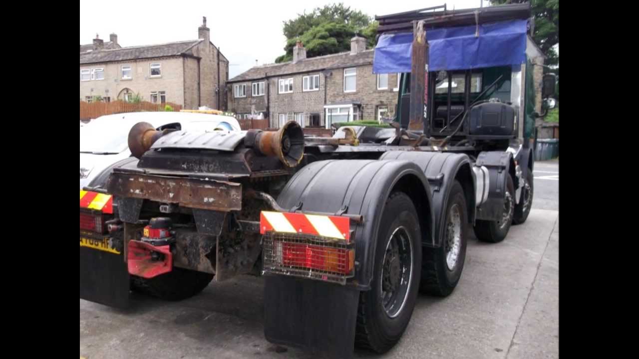 2008 DAF CF DRAWBAR hook - YouTube