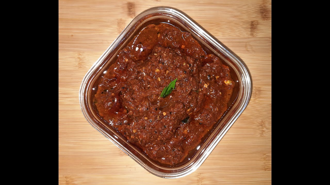 Chatpata South Indian Tamatar ka Anchaar Recipe Mere Style Me | South ...