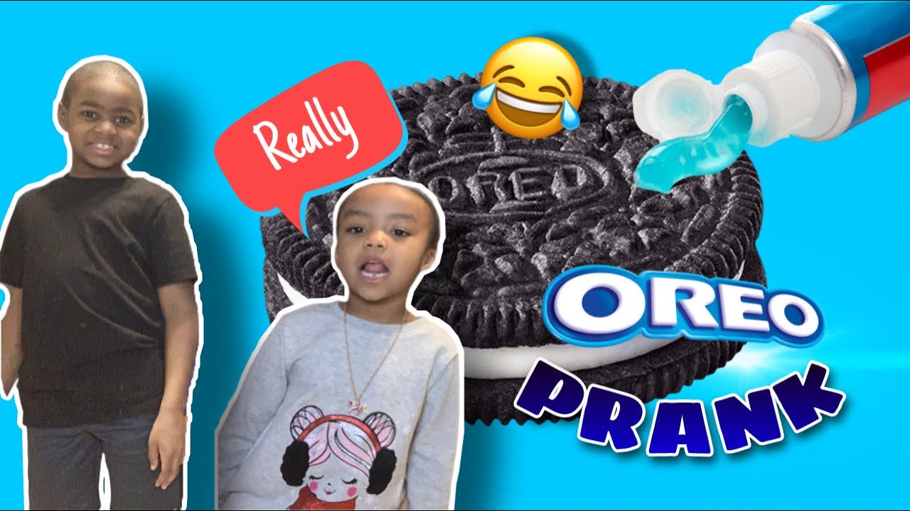Toothpaste OREO PRANK with KIW The Newsomes - YouTube