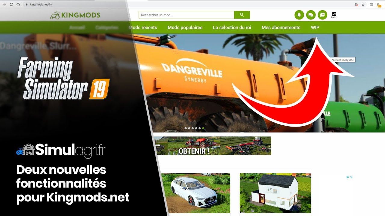 Deux nouvelles fonctionnalités pour Kingmods.net - YouTube