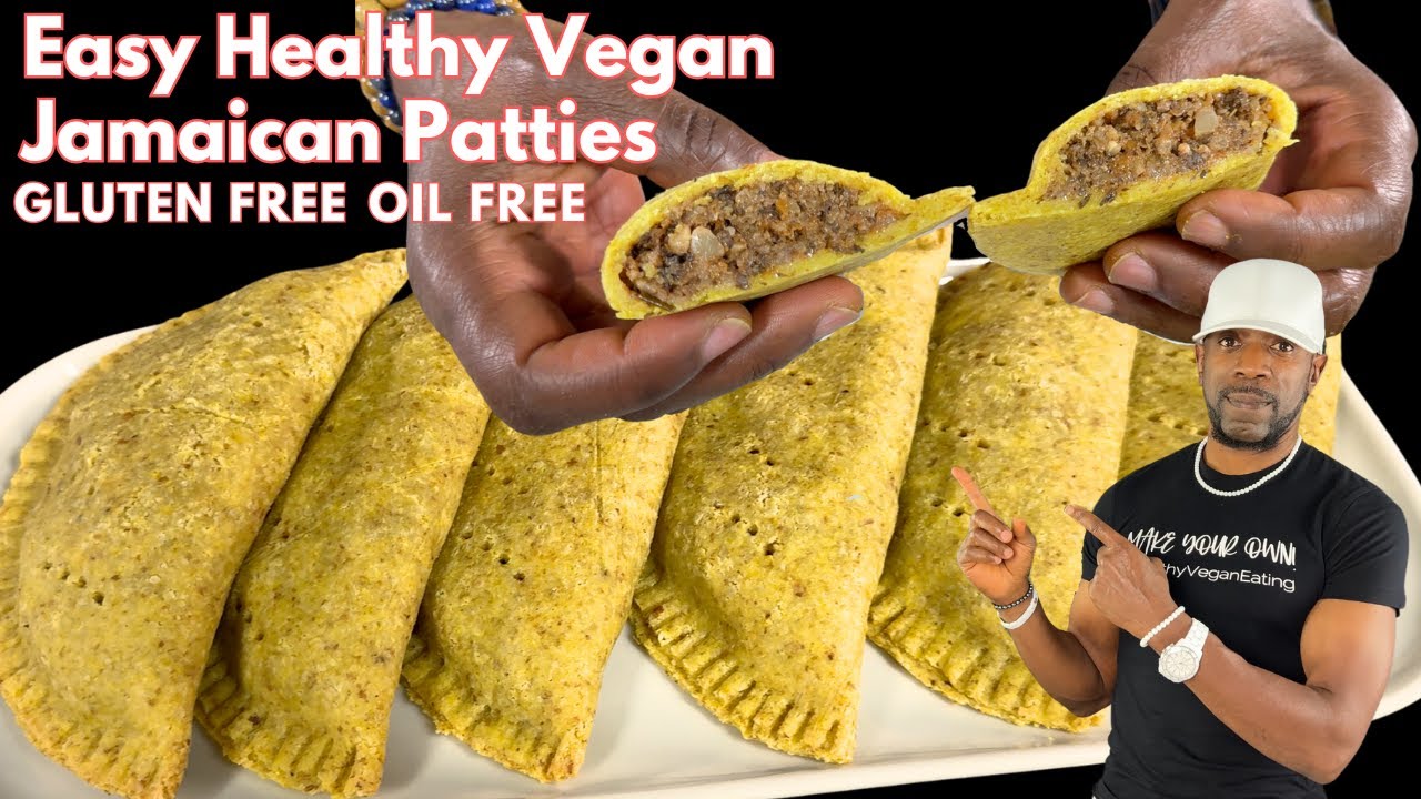 Easy Vegan Jamaican Patties I Gluten-Free, Oil-Free - YouTube