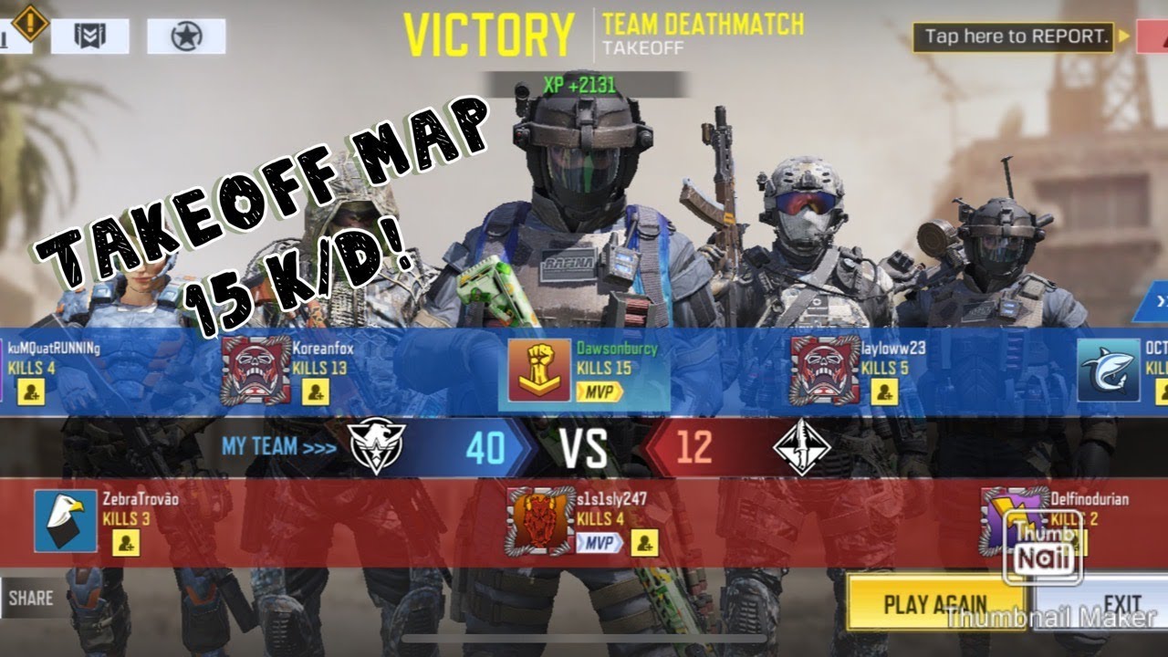 Call of Duty Mobile: Perfect Spot In Takeoff - YouTube