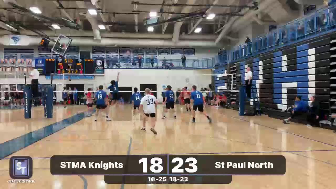 STMA Knights vs St Paul North - Varsity - YouTube