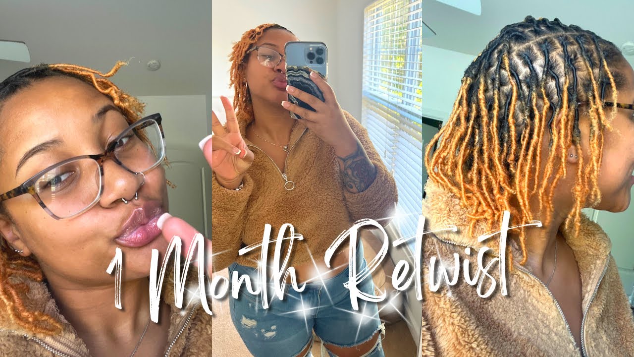 My First Re-twist On Starter locs | 1 month UPDATE | Loc Journey | VLOG ...