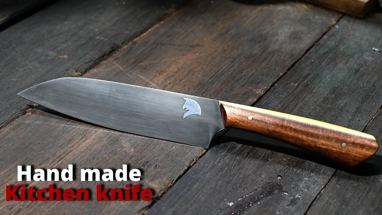 Knife making. Custom made kitchen knife for client. #knife #knifemaking ...