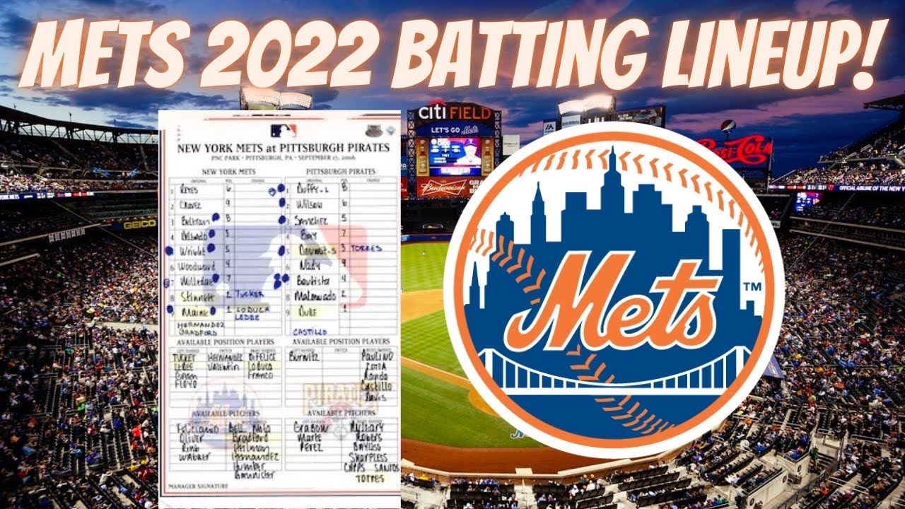 The New York Mets 2022 Starting Lineup - YouTube