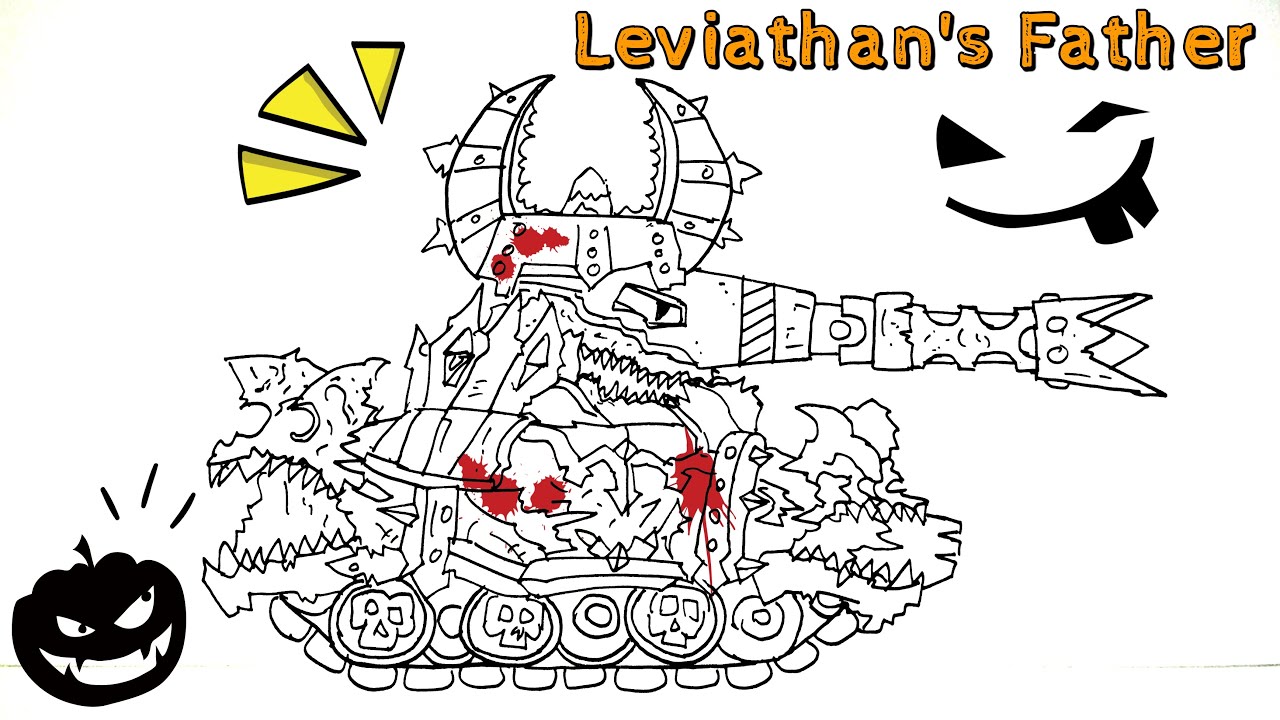 Cara Menggambar Tank Leviathan Father | Homeanimations Tank - YouTube