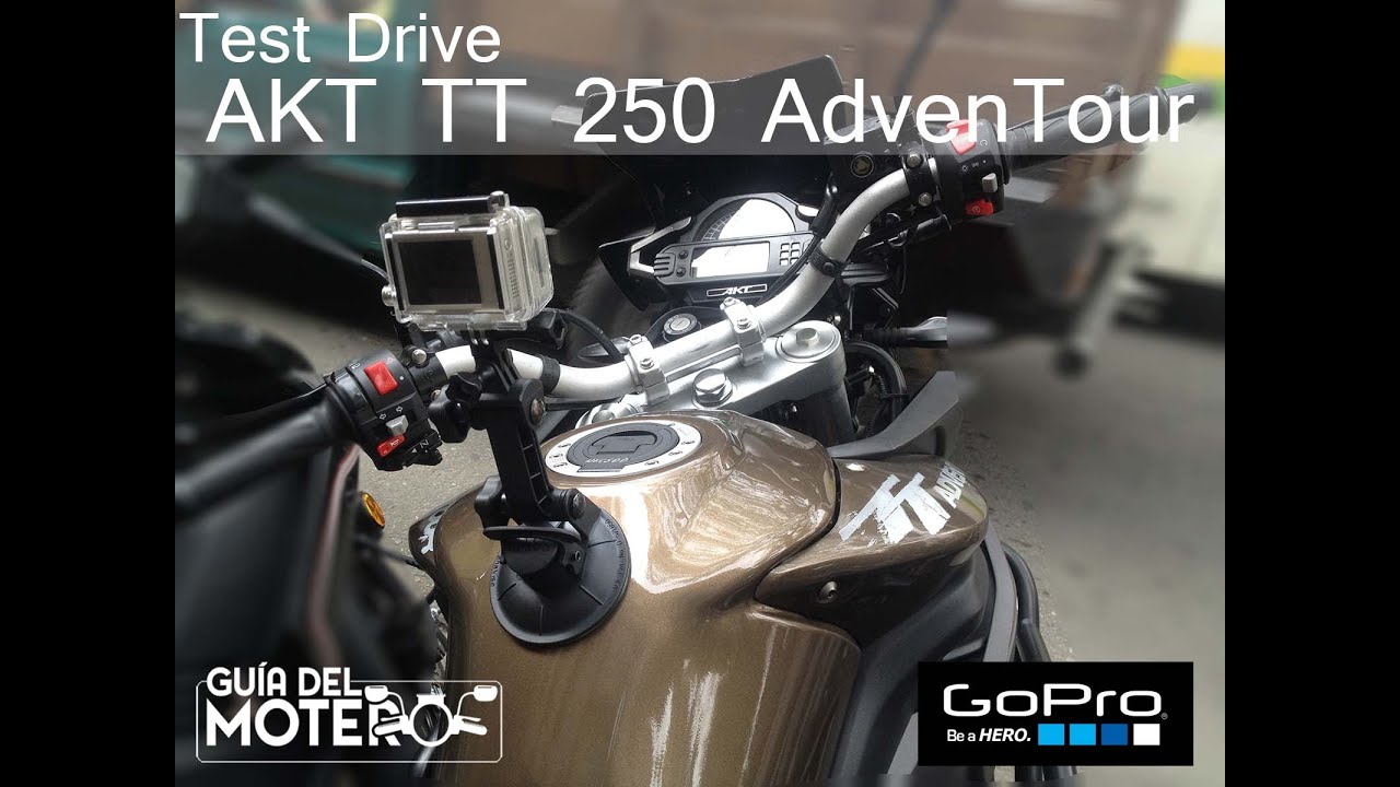 Test drive AKT 250 TT AdvenTour - YouTube