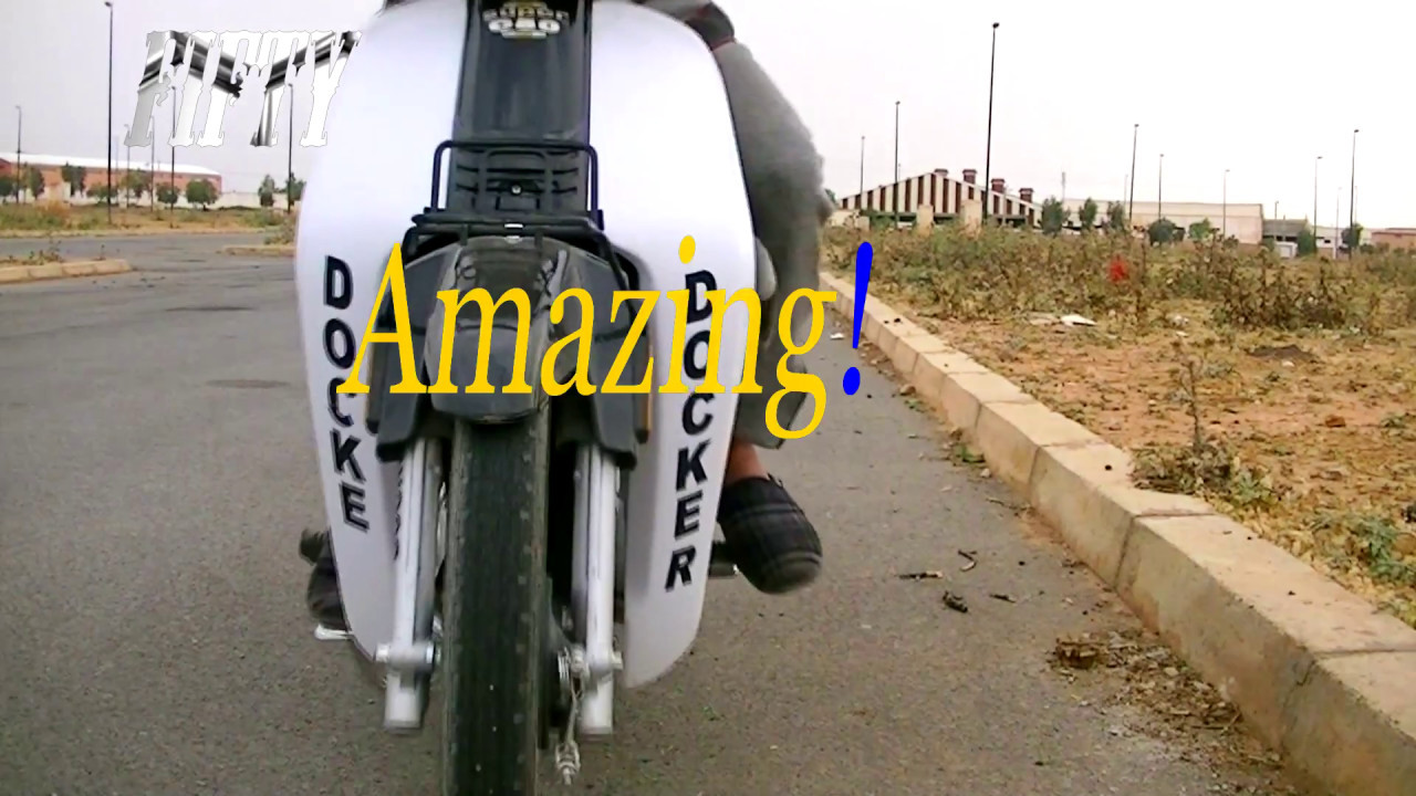 ma moto Docker Fifty c50 - YouTube