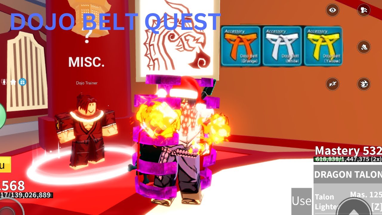 Blox Fruits Dragon Update: New Dojo Belt Quest Guide (Part 1) - YouTube