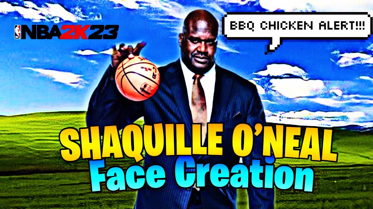 How To Make 🔥SHAQ🔥 Face Creation On NBA 2K23 Next Gen PS5 & Xbox Series ...
