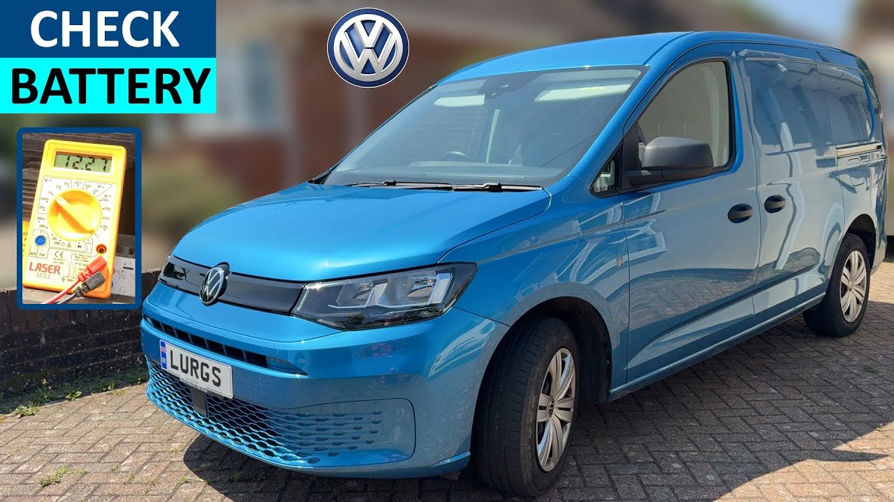 VW Caddy Battery Location and How to Check Battery on VW Caddy - YouTube