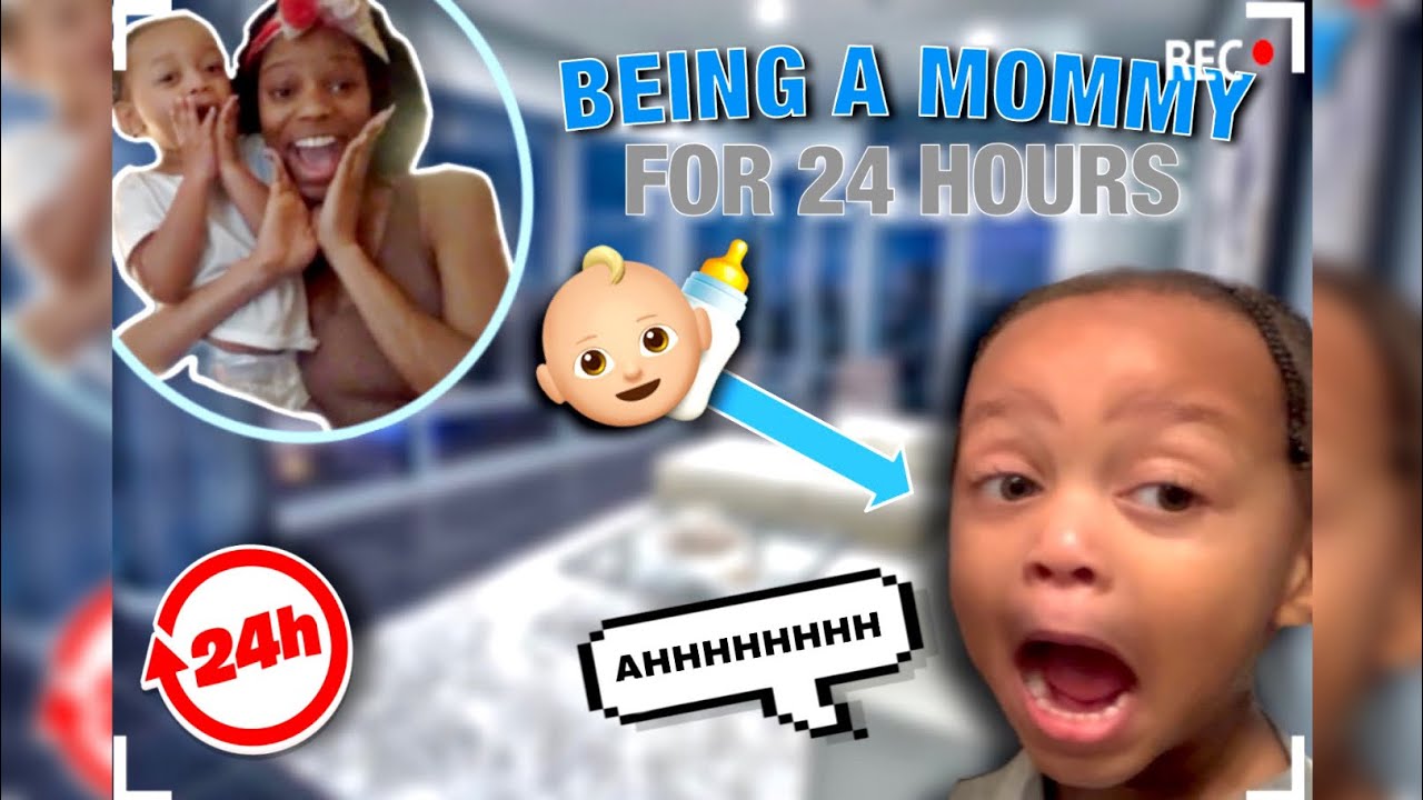 Becoming A Mom For 24 Hours 🤰 Youtube