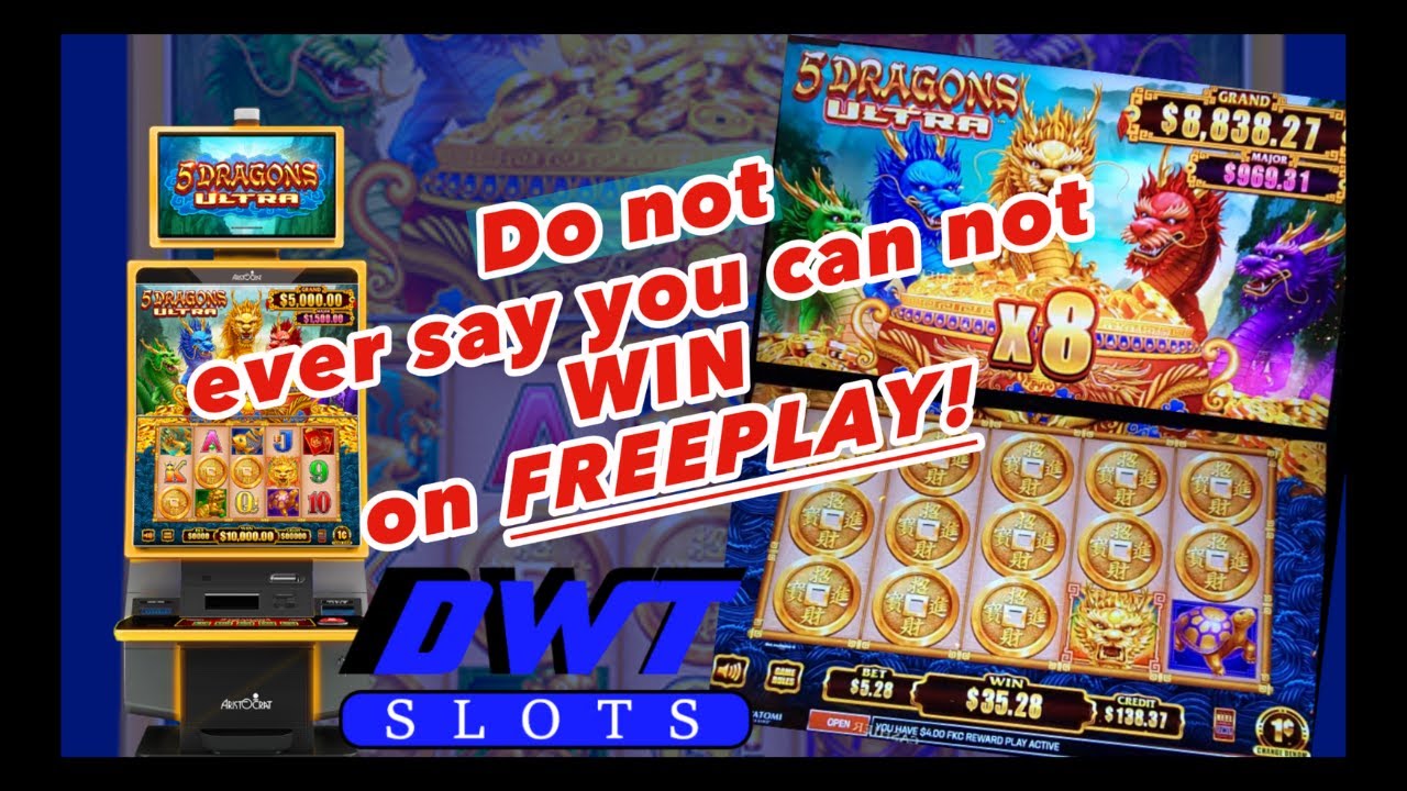 🚫Do not ever say you can not WIN on FREEPLAY!🐉5 Dragons Ultra Slot ...